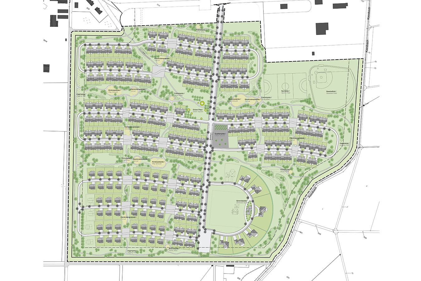 Wiesbaden, Air Base – Stadtbauplan